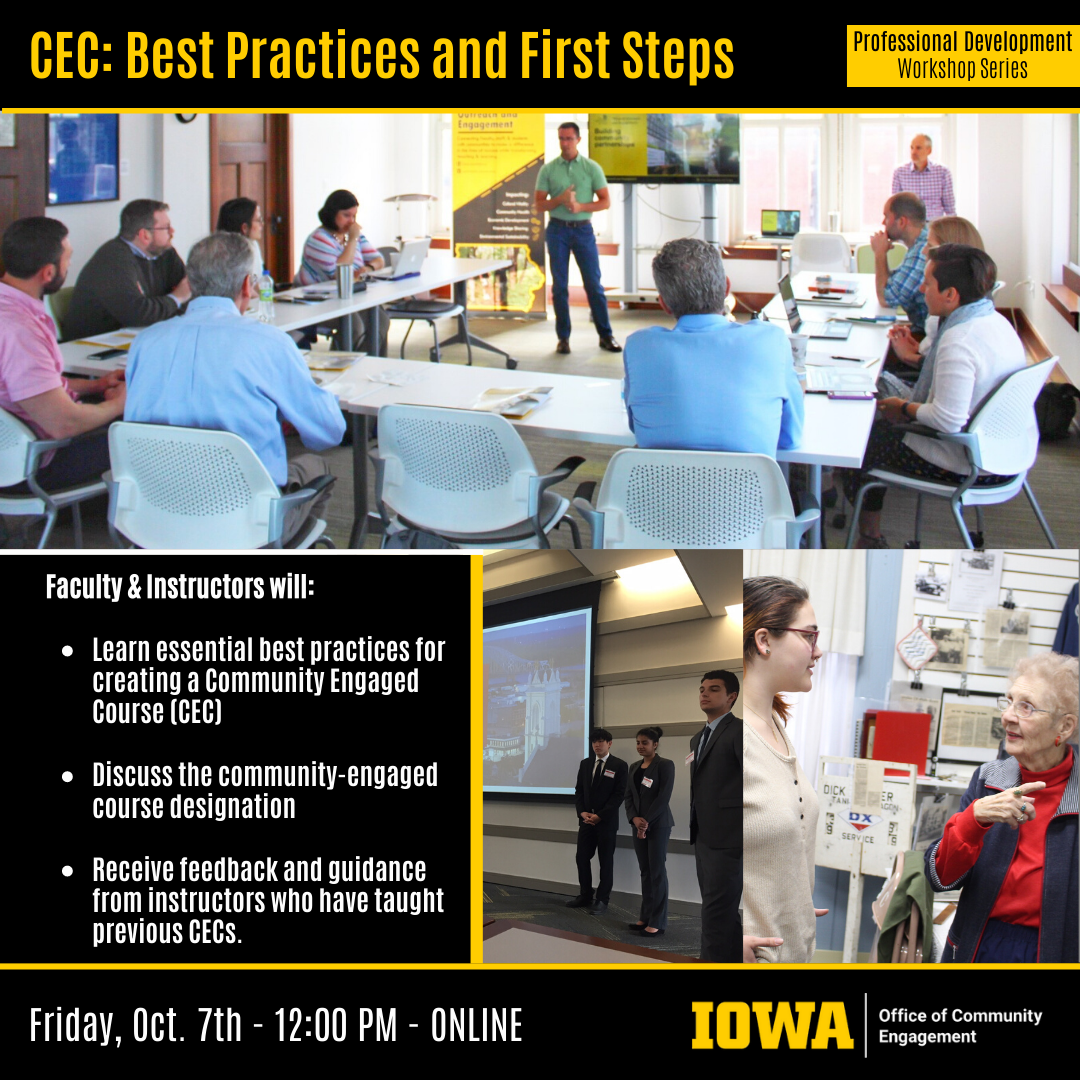 Events & Workshops | Office of Community Engagement - The University of ...